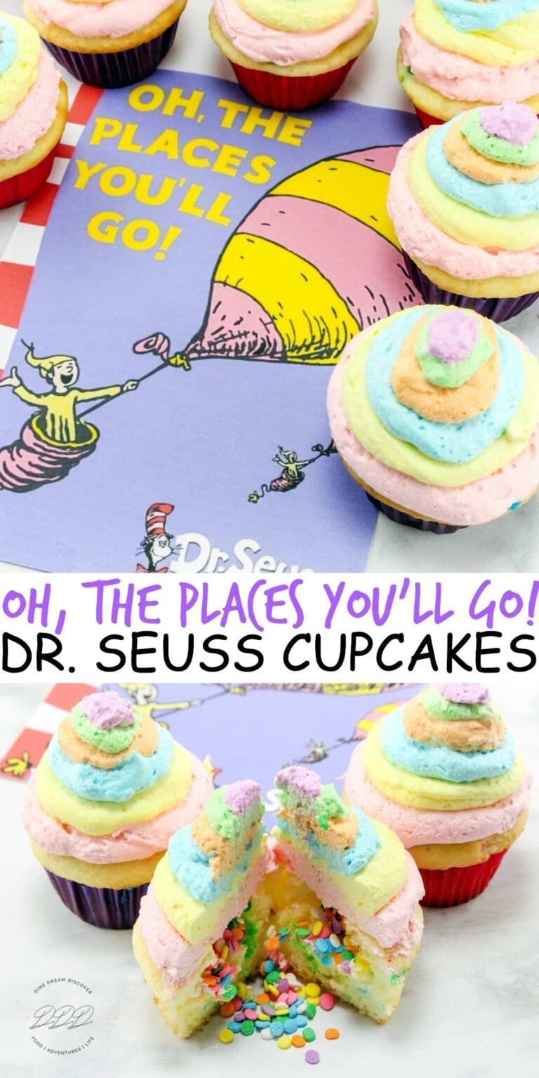 DR. SEUSS OH THE PLACES YOU'LL GO CUPCAKES RECIPE