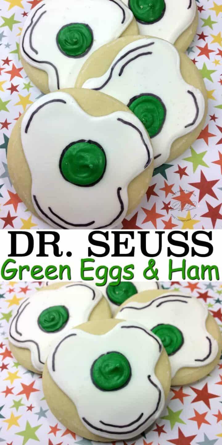 DR. SEUSS GREEN EGGS AND HAM COOKIES RECIPE