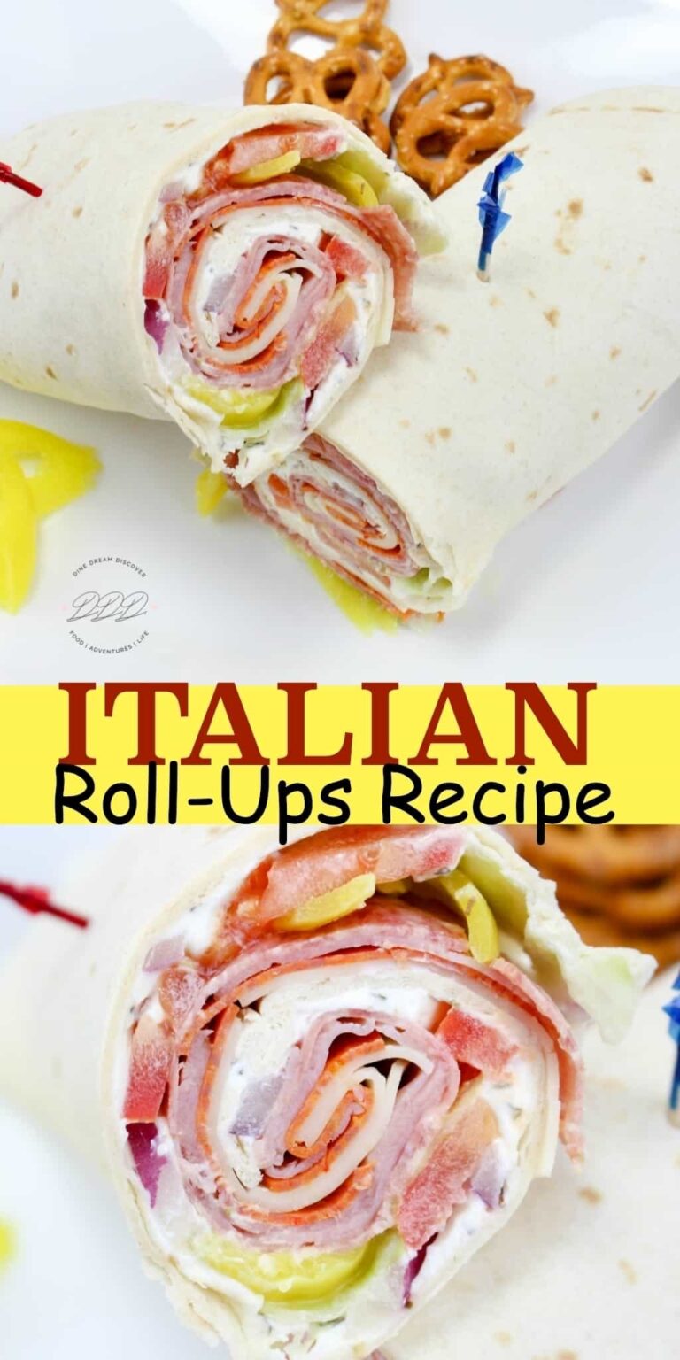 ITALIAN ROLL-UPS RECIPE - Dine Dream Discover