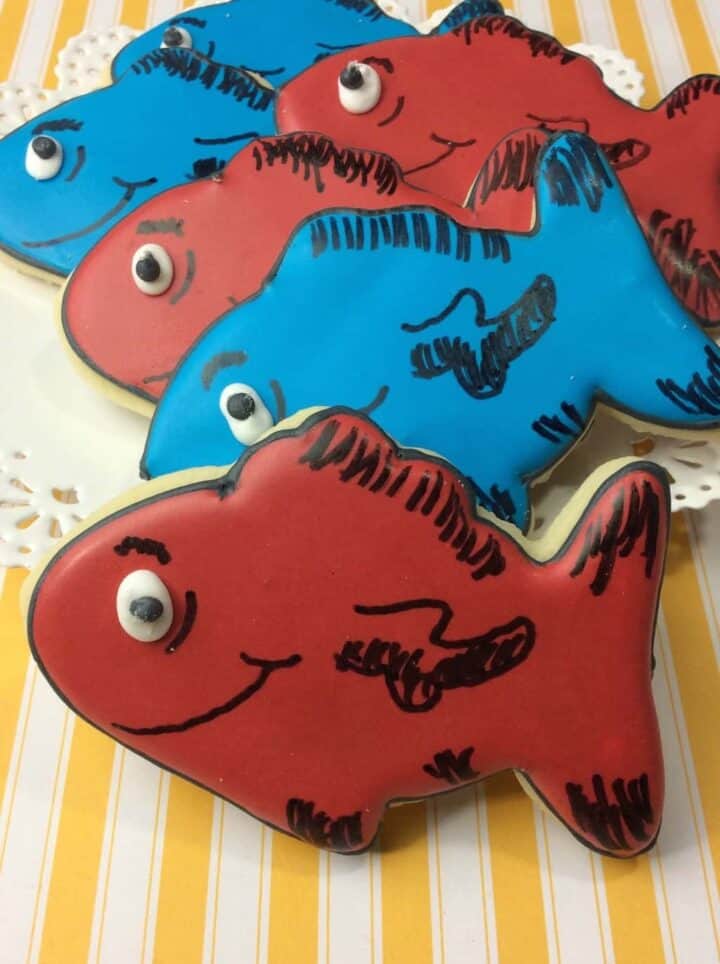 RED FISH BLUE FISH DR SEUSS COOKIE RECIPE