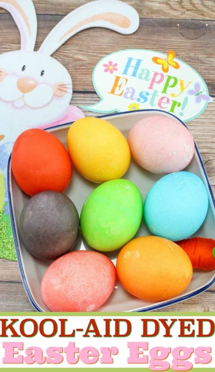 Kool-Aid Dyed Easter Eggs