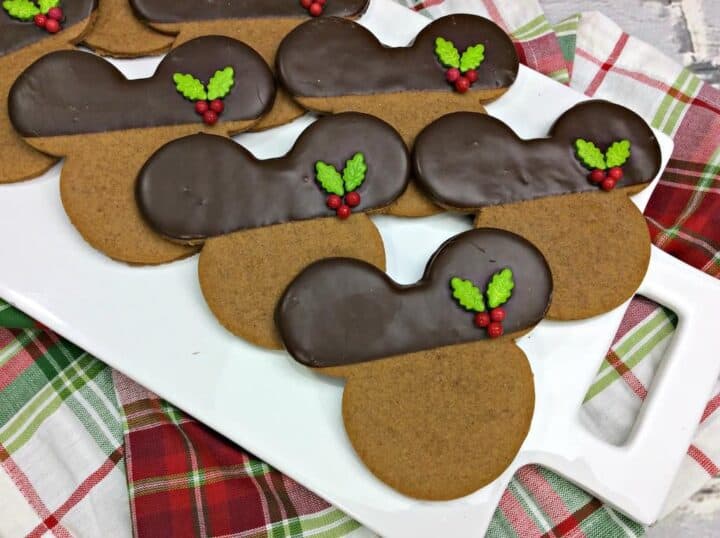 Gingerbread Mickey Mouse Cookies Recipe