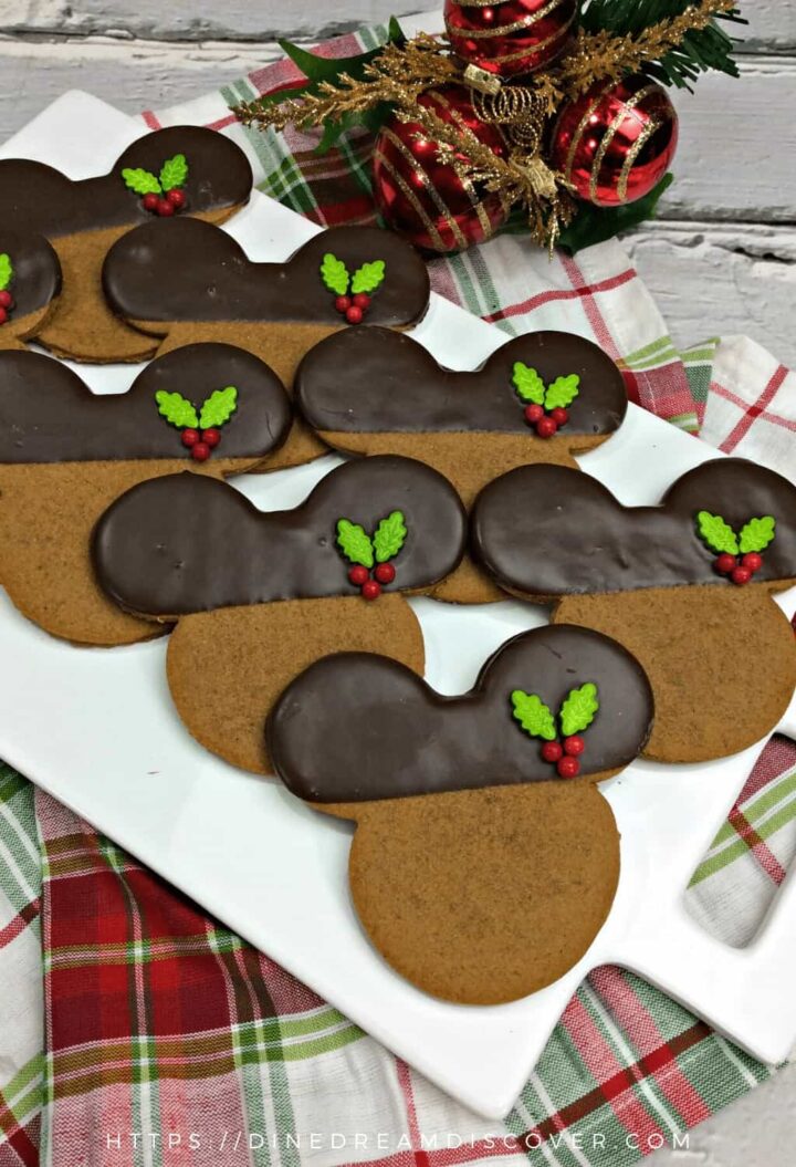 Gingerbread Mickey Mouse Cookies Recipe