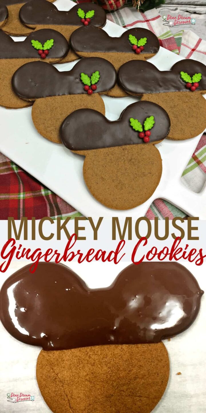 Gingerbread Mickey Mouse Cookies Recipe