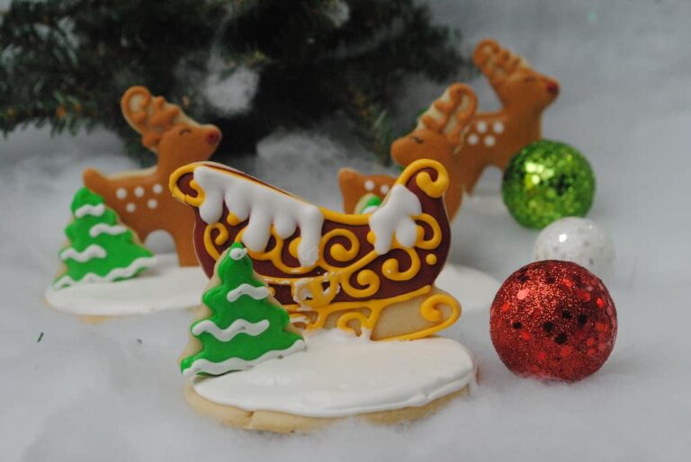 Santas Sleigh Sugar Cookies
