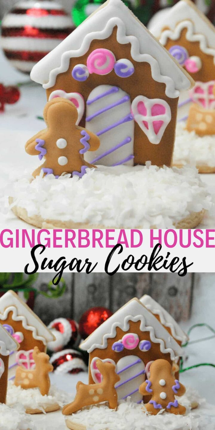 Gingerbread House Sugar Cookies