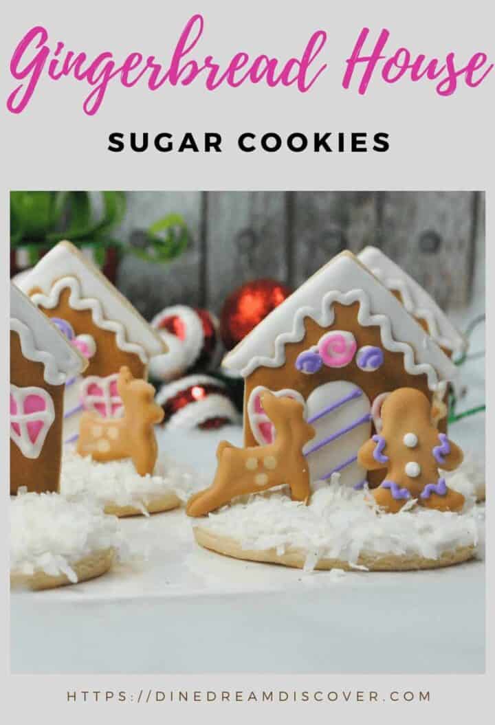 Gingerbread House Sugar Cookies