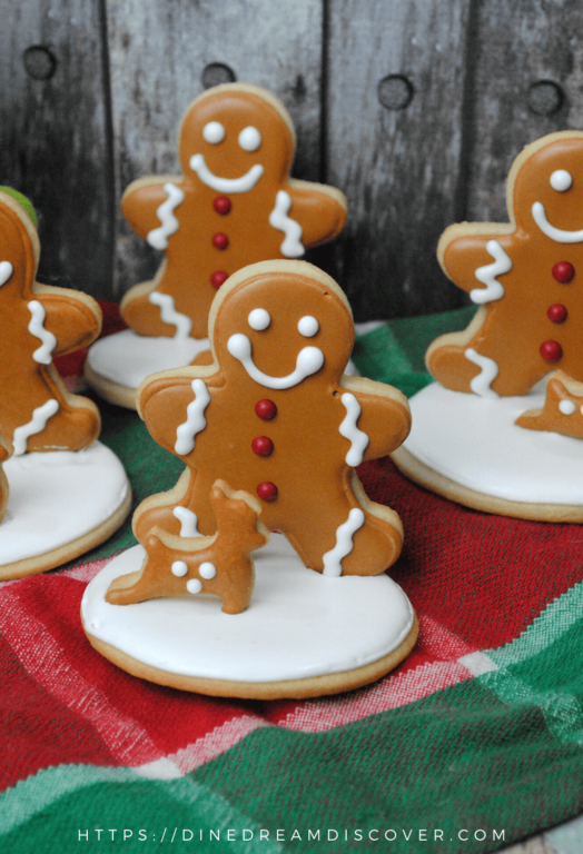 Gingerbread Man Sugar Cookies | Dine Dream Discover