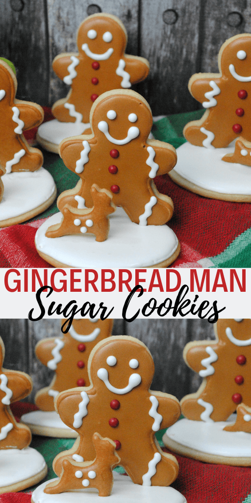 Gingerbread Man Sugar Cookies - Dine Dream Discover