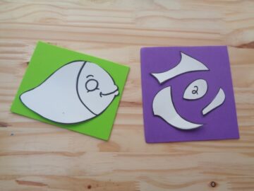 Confetti Fish Craft for Kids with Template PDF