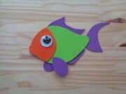 Confetti Fish Craft for Kids with Template PDF