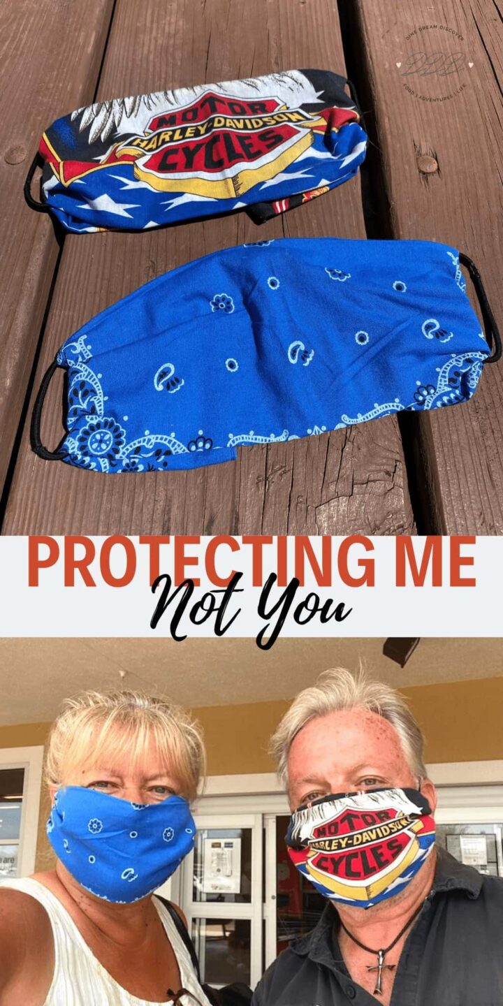 Five Minute No Sew Mask Tutorial - Dine Dream Discover