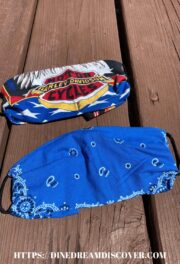 Five Minute No Sew Mask Tutorial - Dine Dream Discover