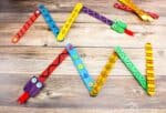 Popsicle Stick Snake Craft Mix-N-Match