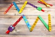Popsicle Stick Snake Craft Mix-N-Match
