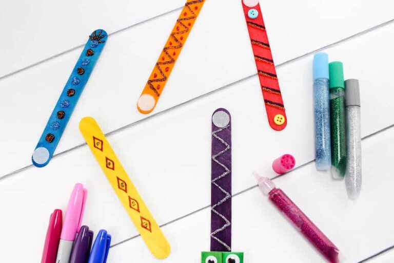 Popsicle Stick Snake Craft Mix-N-Match