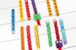Popsicle Stick Snake Craft Mix-N-Match
