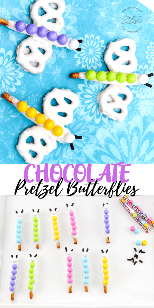 Chocolate Pretzel Butterflies | Dine Dream Discover