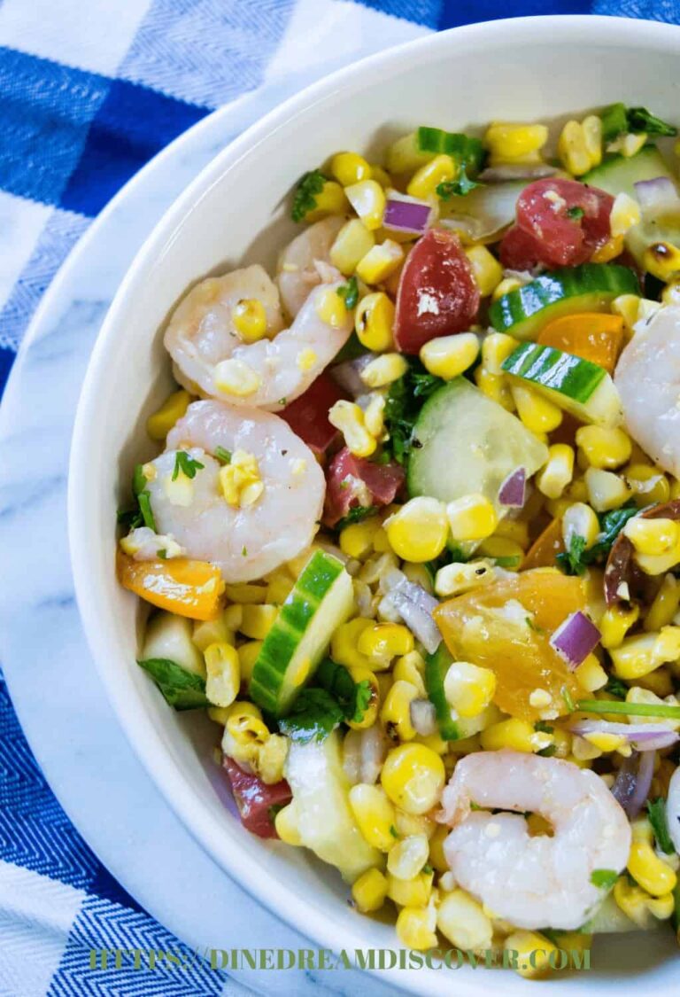 Grilled Corn Salad Recipe | Dine Dream Discover