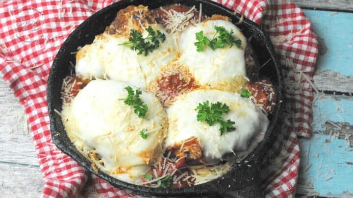 Cast Iron Skillet Chicken Parmesan Recipe