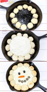Cheesy Snowman Dip Recipe - Dine Dream Discover