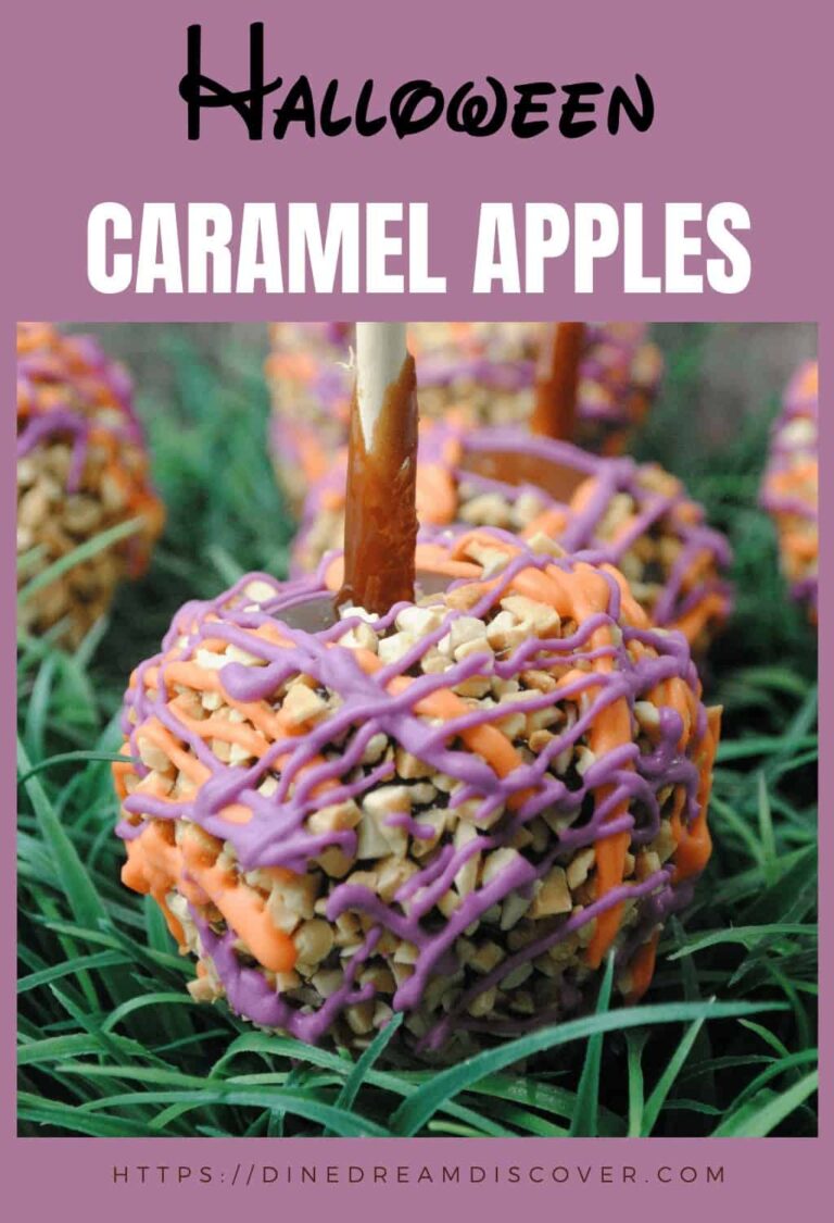Halloween Caramel Apple - Dine Dream Discover