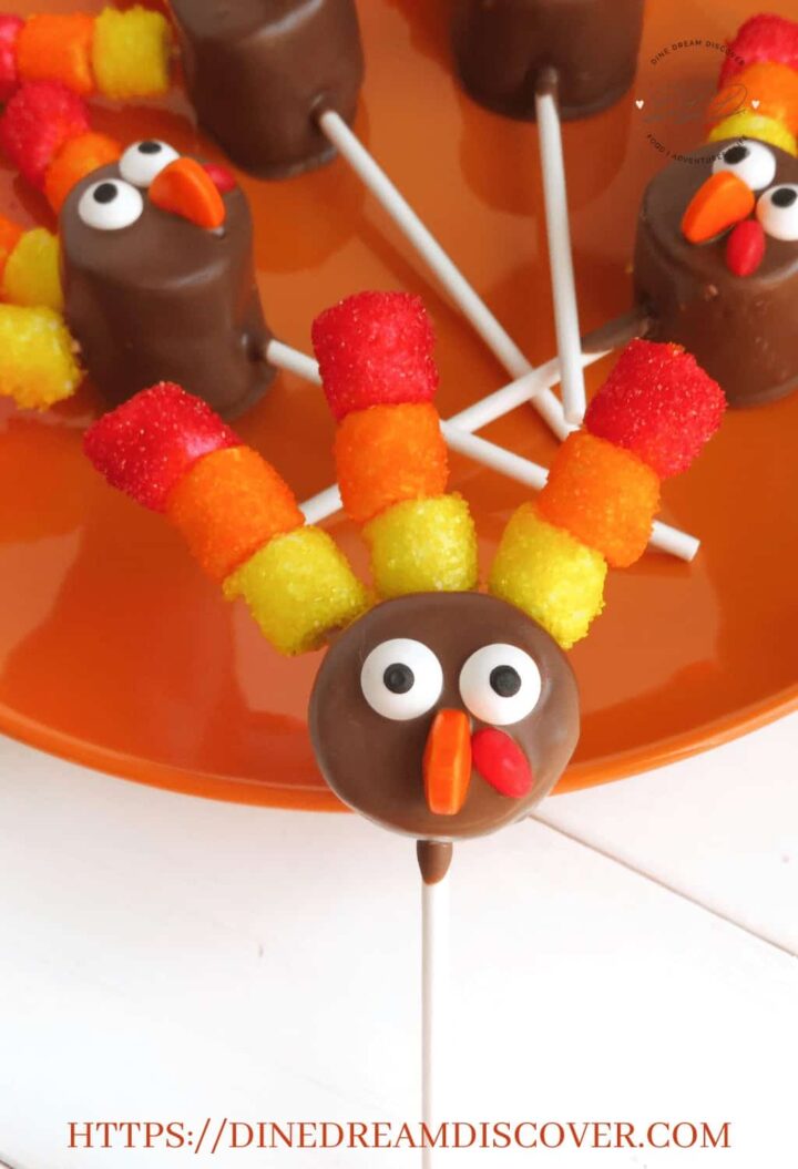 Marshmallow Turkey Pops