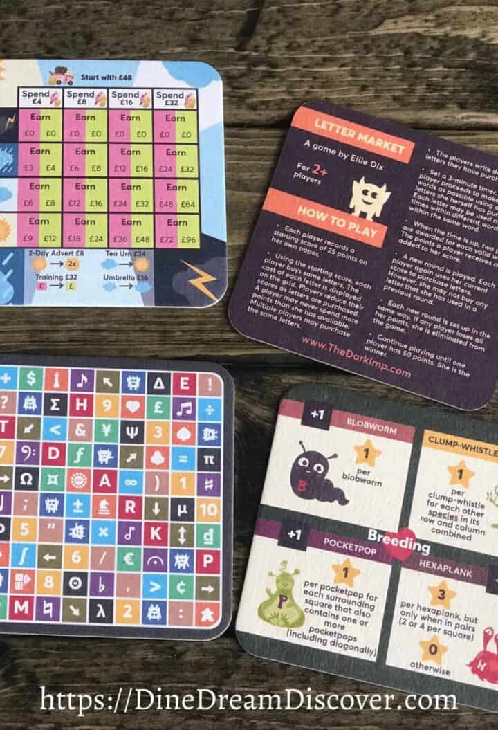 Coaster Games Go With You - Dine Dream Discover