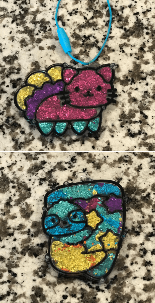 Crayola Glitter Dots Keychains - Dine Dream Discover