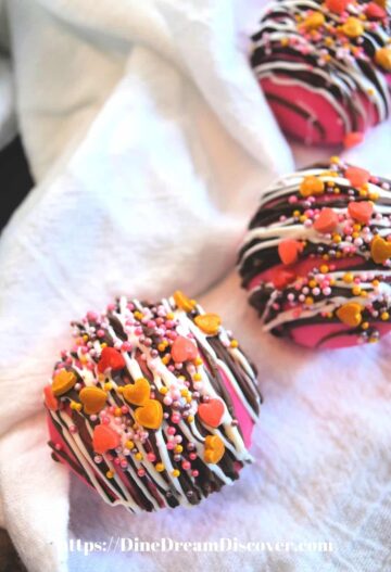 Pink Hot Chocolate Bombs