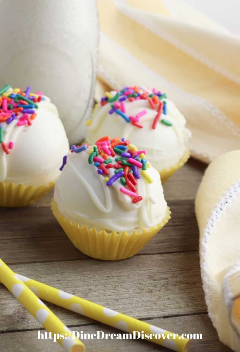 Rainbow Sprinkles White Hot Chocolate Bombs