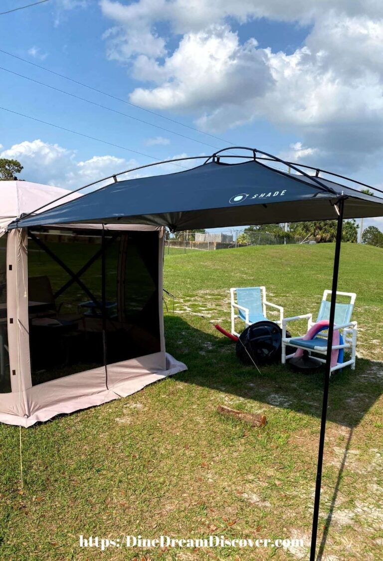 MoonShade Easy Portable Awning - Dine Dream Discover