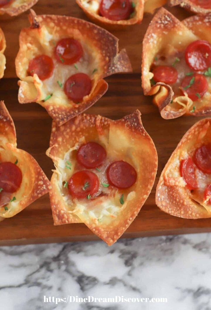 Pepperoni Pizza Cups - Dine Dream Discover