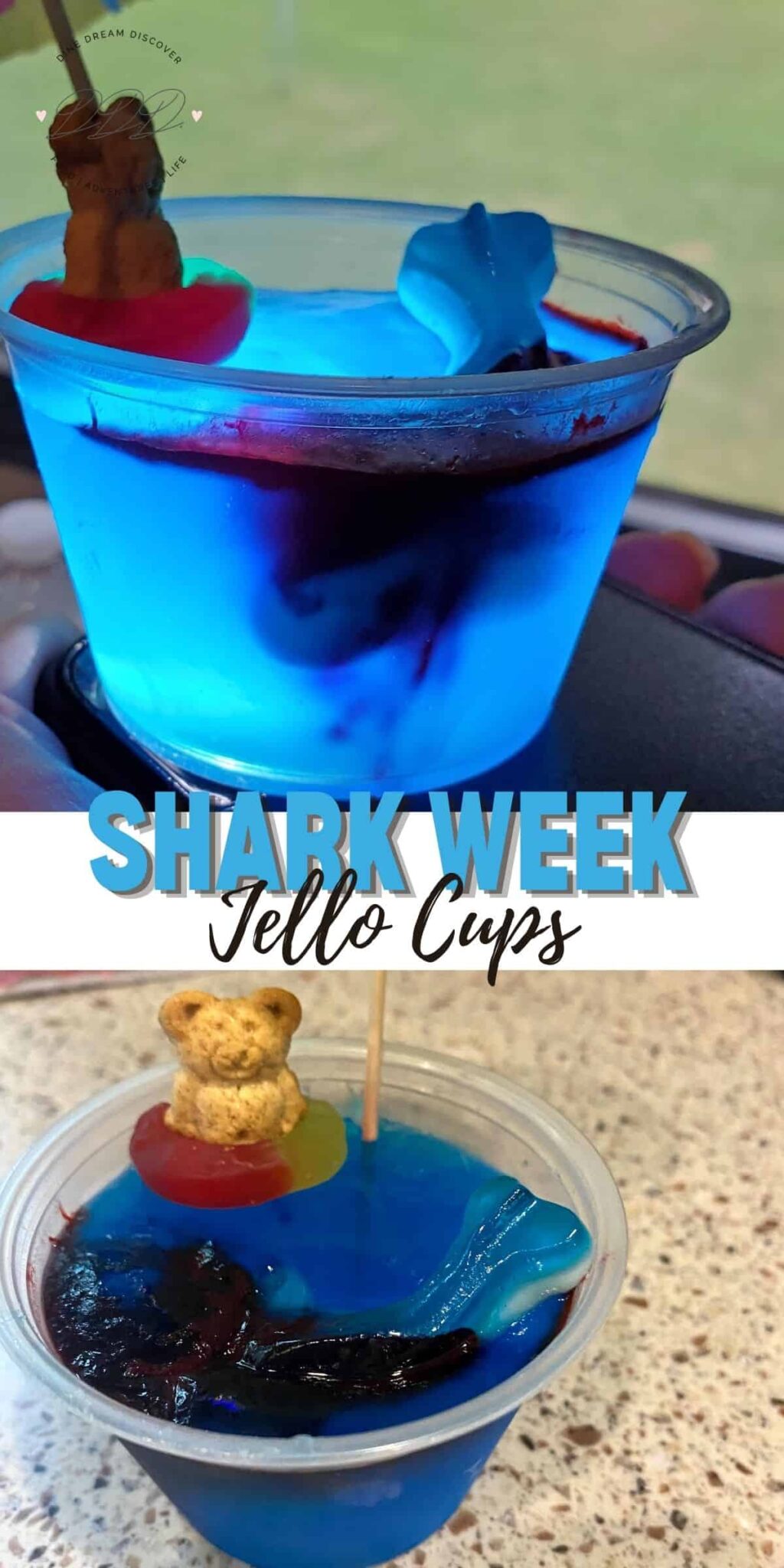 Shark Week Jello Cups