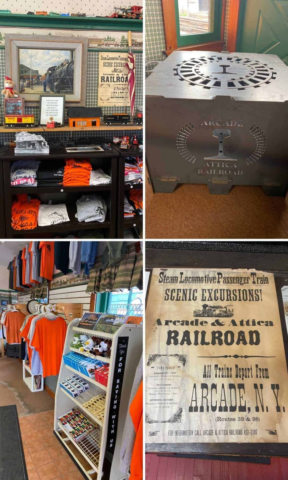 Step back in time aboard the Attica Arcade Railroad Train