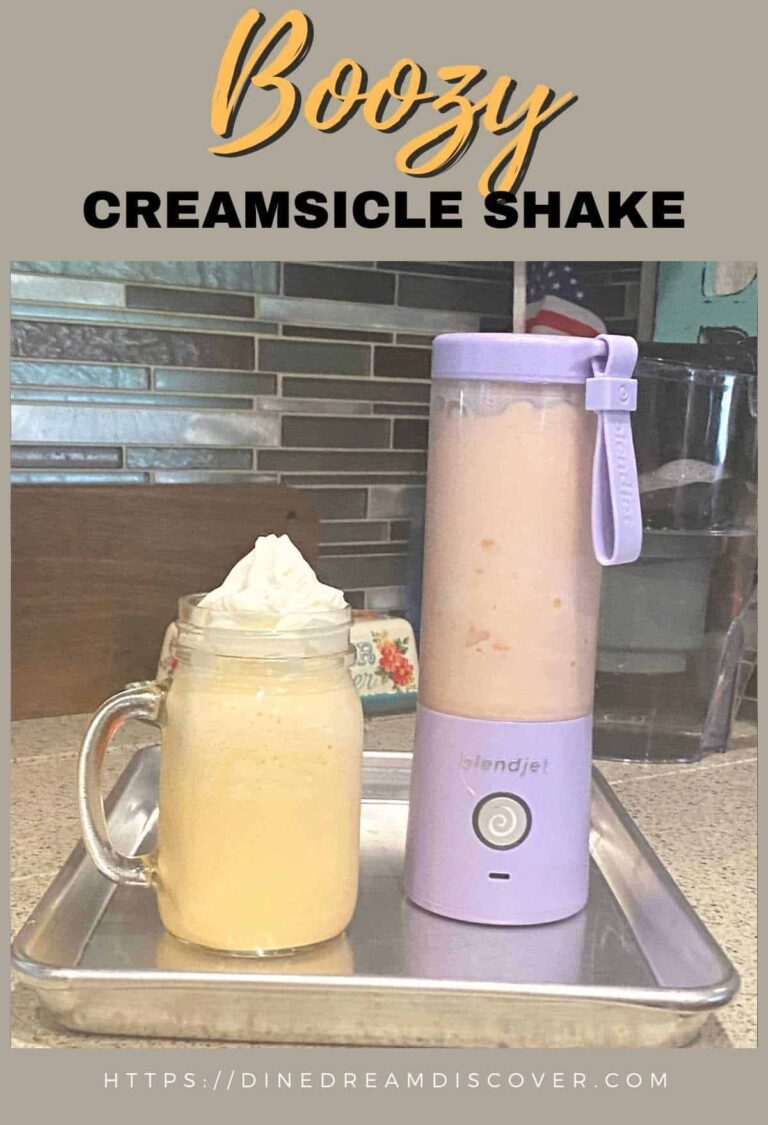 Boozy Creamsicle Shake - Dine Dream Discover