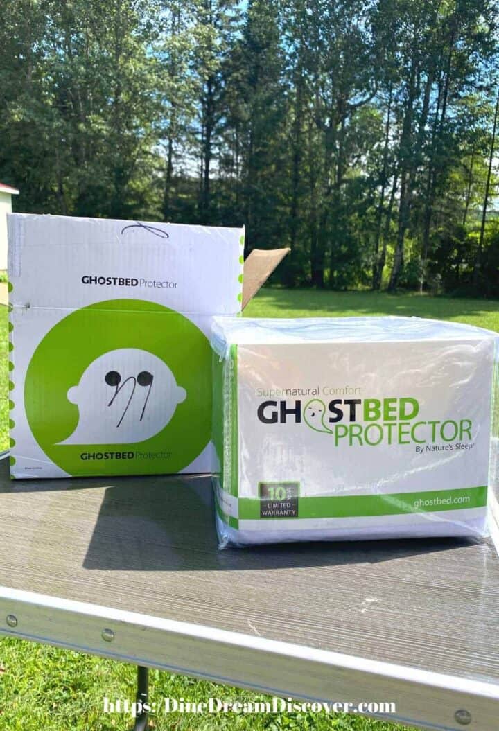 GhostBed Memory Foam Mattress Protector | Dine Dream Discover