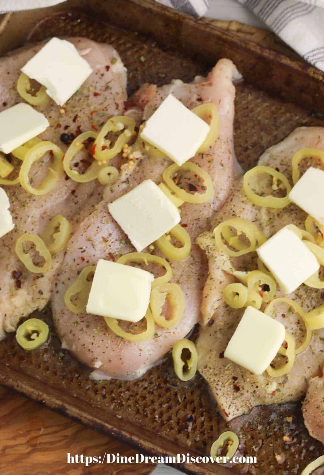 Italian Banana Pepper Chicken