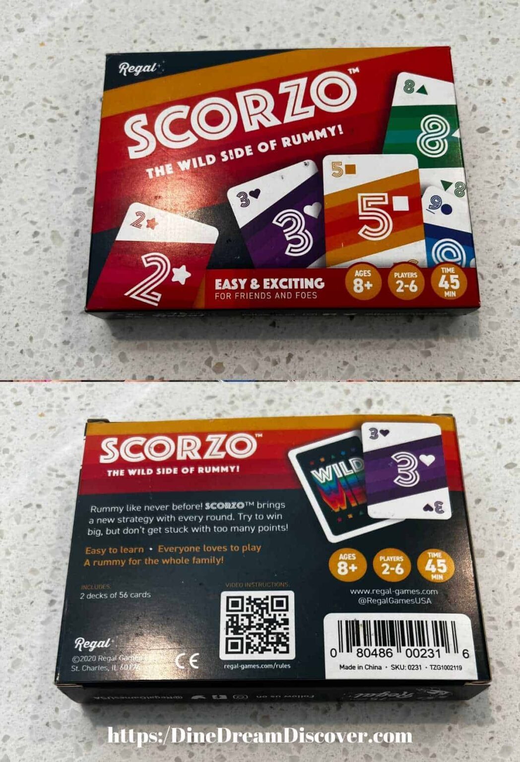 Regal Games Mega Pack Family Card Games - Dine Dream Discover