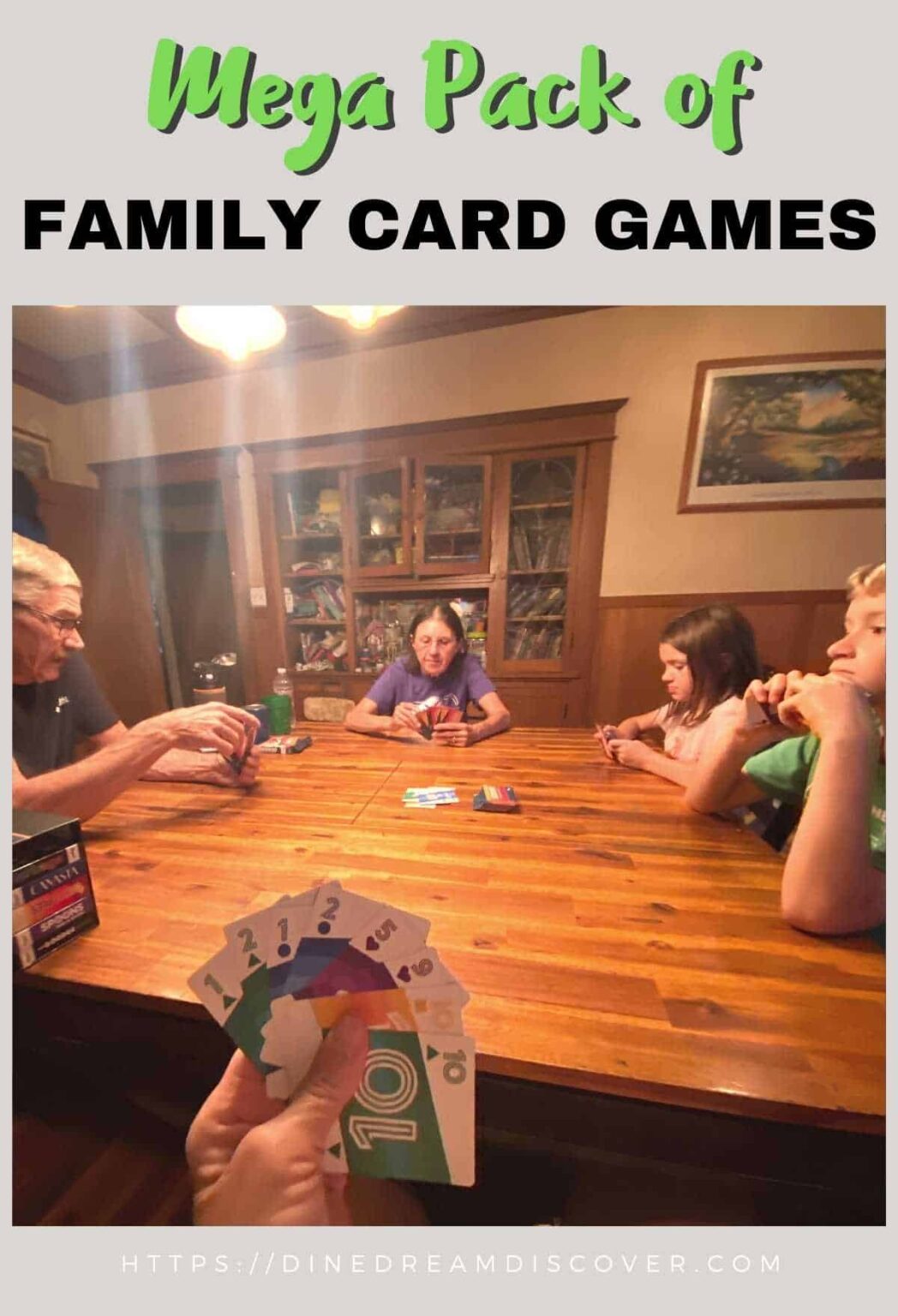 Regal Games Mega Pack Family Card Games - Dine Dream Discover