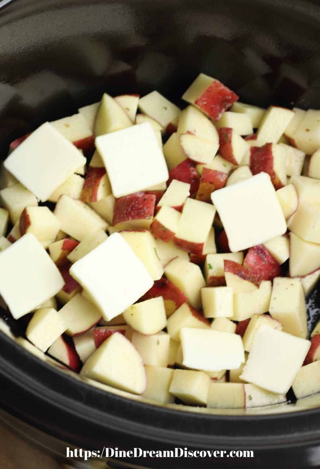 Slow Cooker Potatoes and Corn Side Dish