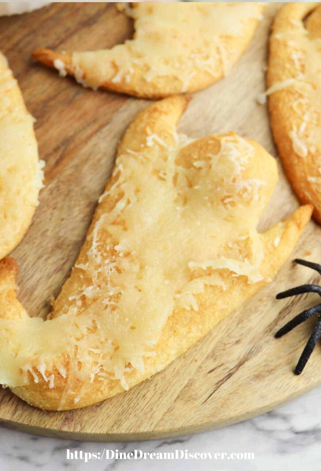 Spooky-Cute Cheesy Ghost Crescent Rolls | Dine Dream Discover