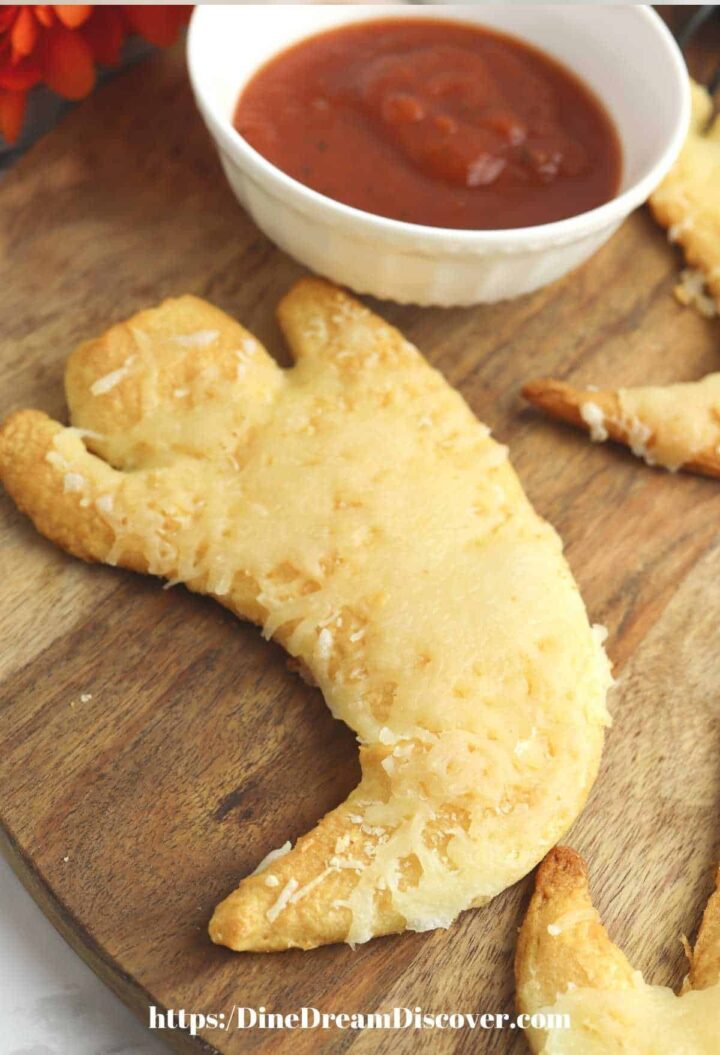 Spooky-Cute Cheesy Ghost Crescent Rolls