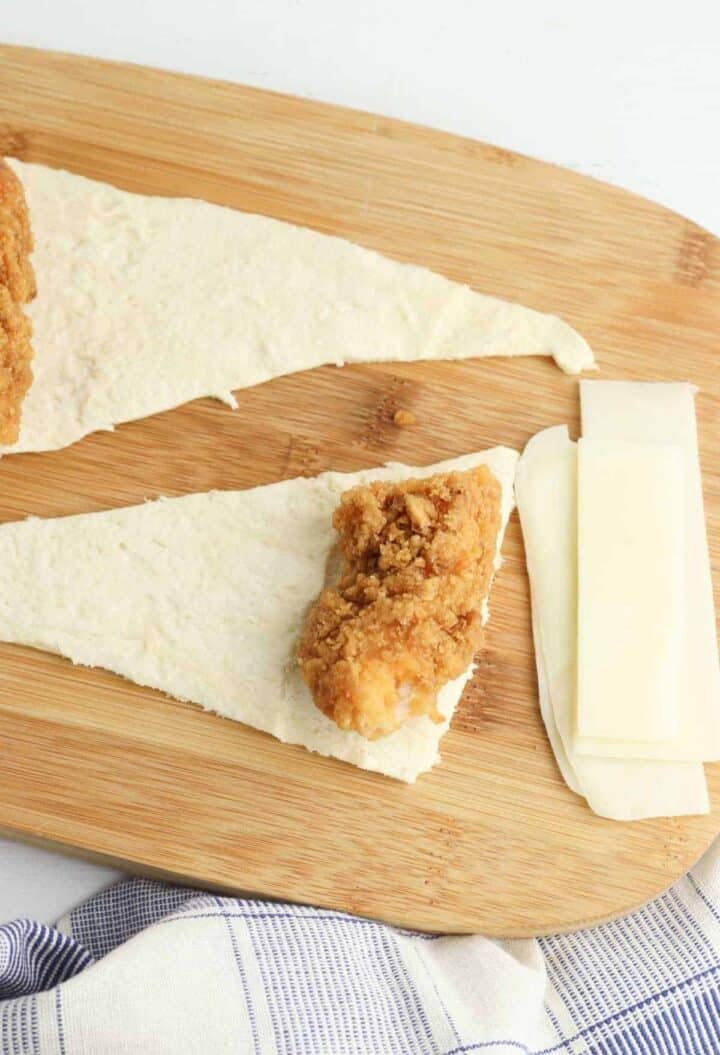 Chicken Parmesan Crescent Rolls - Dine Dream Discover