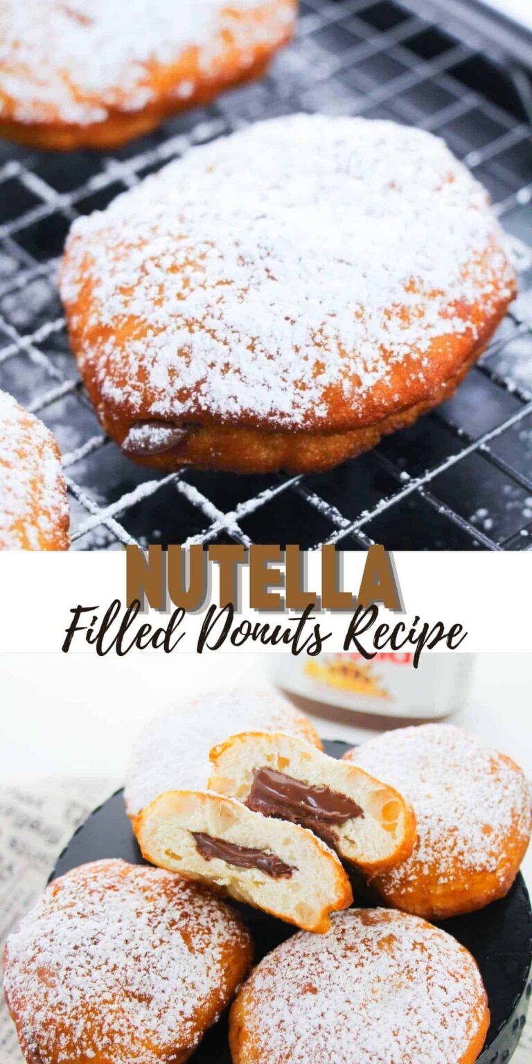 Nutella Filled Donuts Recipe - Dine Dream Discover