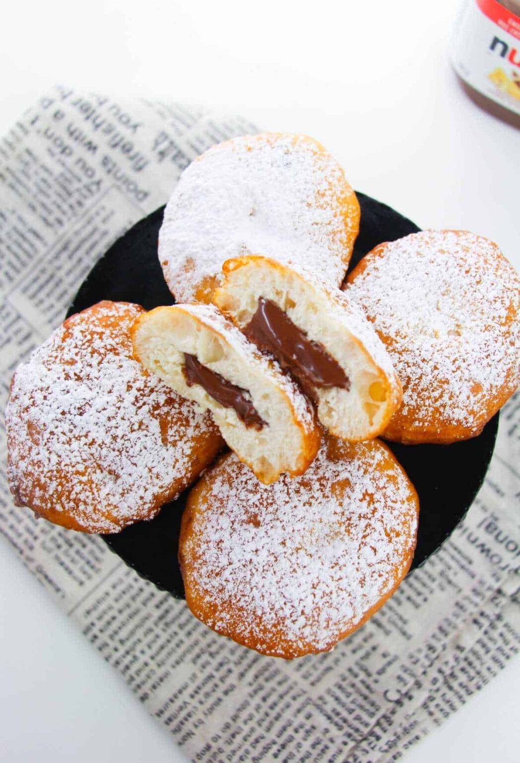Nutella Filled Donuts Recipe - Dine Dream Discover