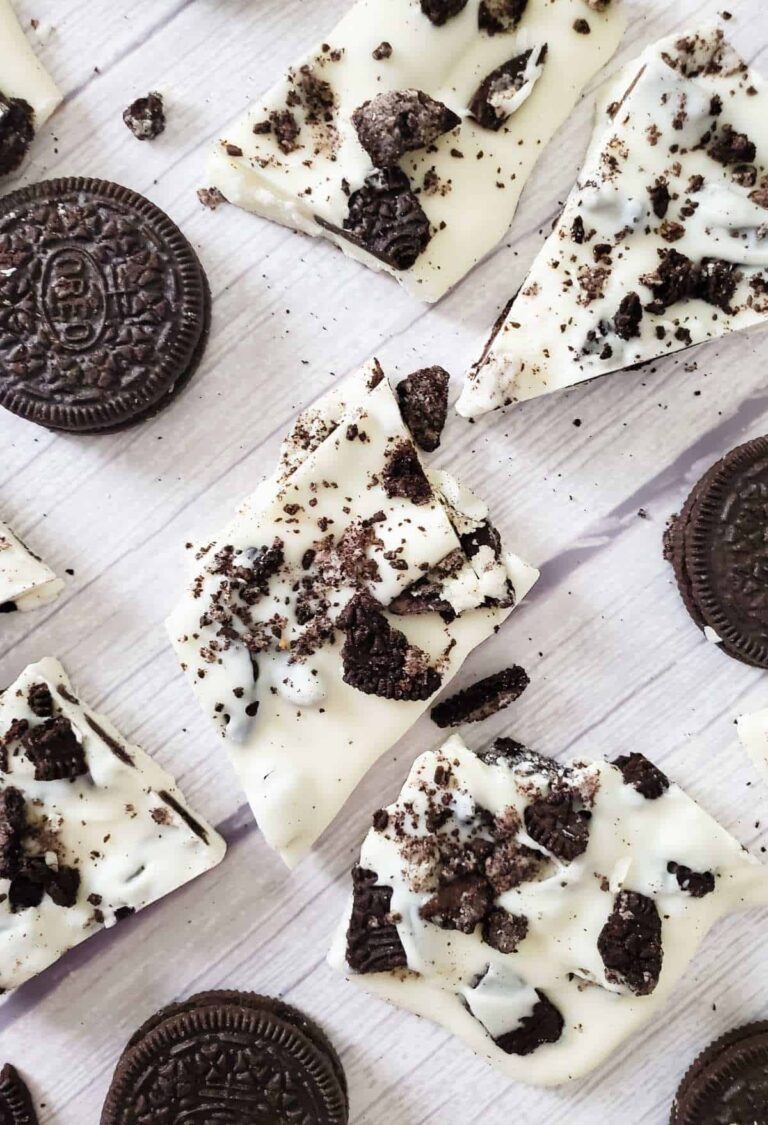 2 Ingredient Oreo Bark Recipe - Dine Dream Discover