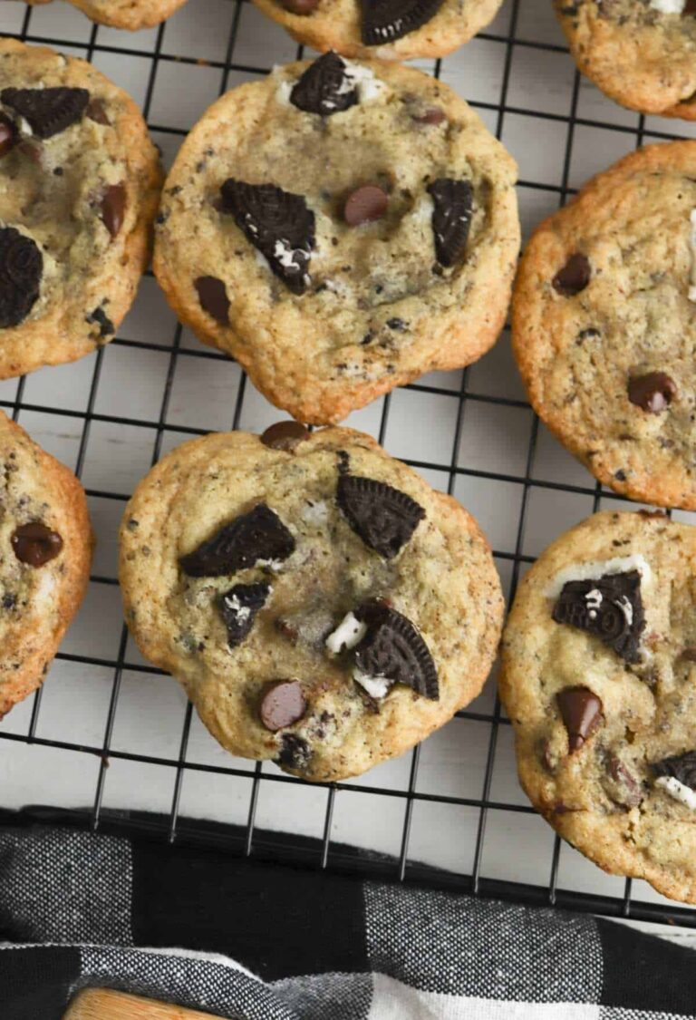 Crushed Oreo Chocolate Chip Cookies Recipe - Dine Dream Discover