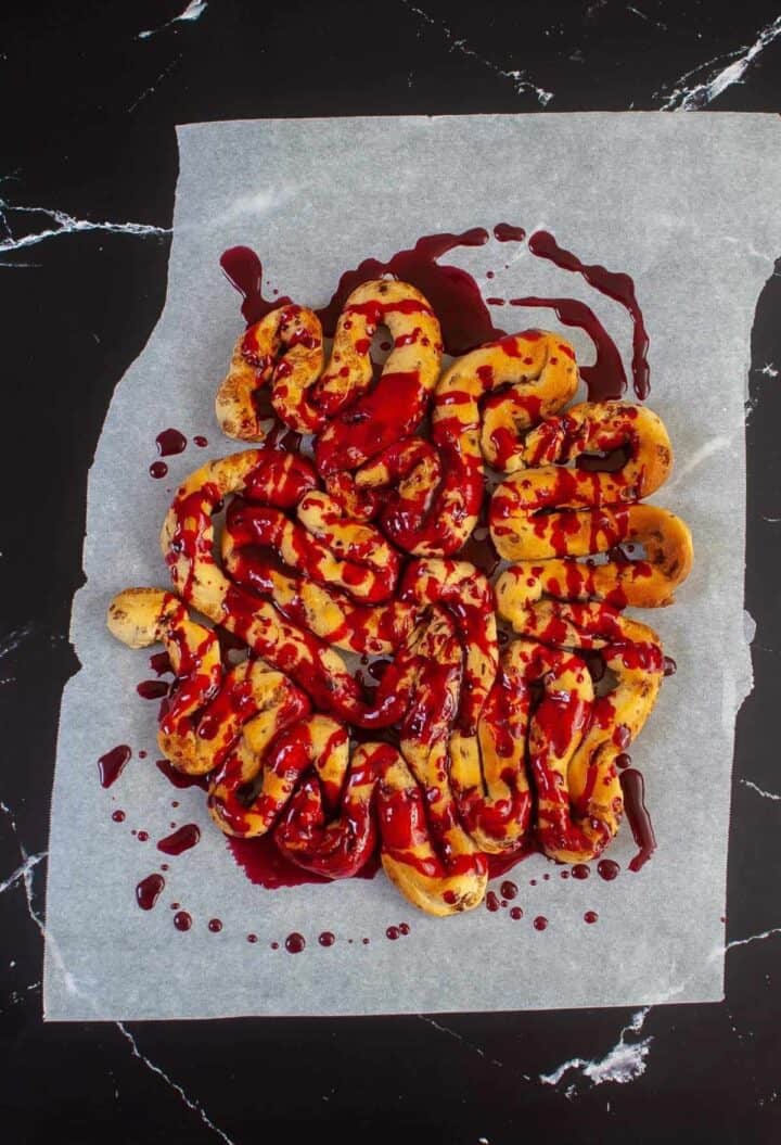 Bloody Intestines Cinnamon Rolls Recipe - Dine Dream Discover