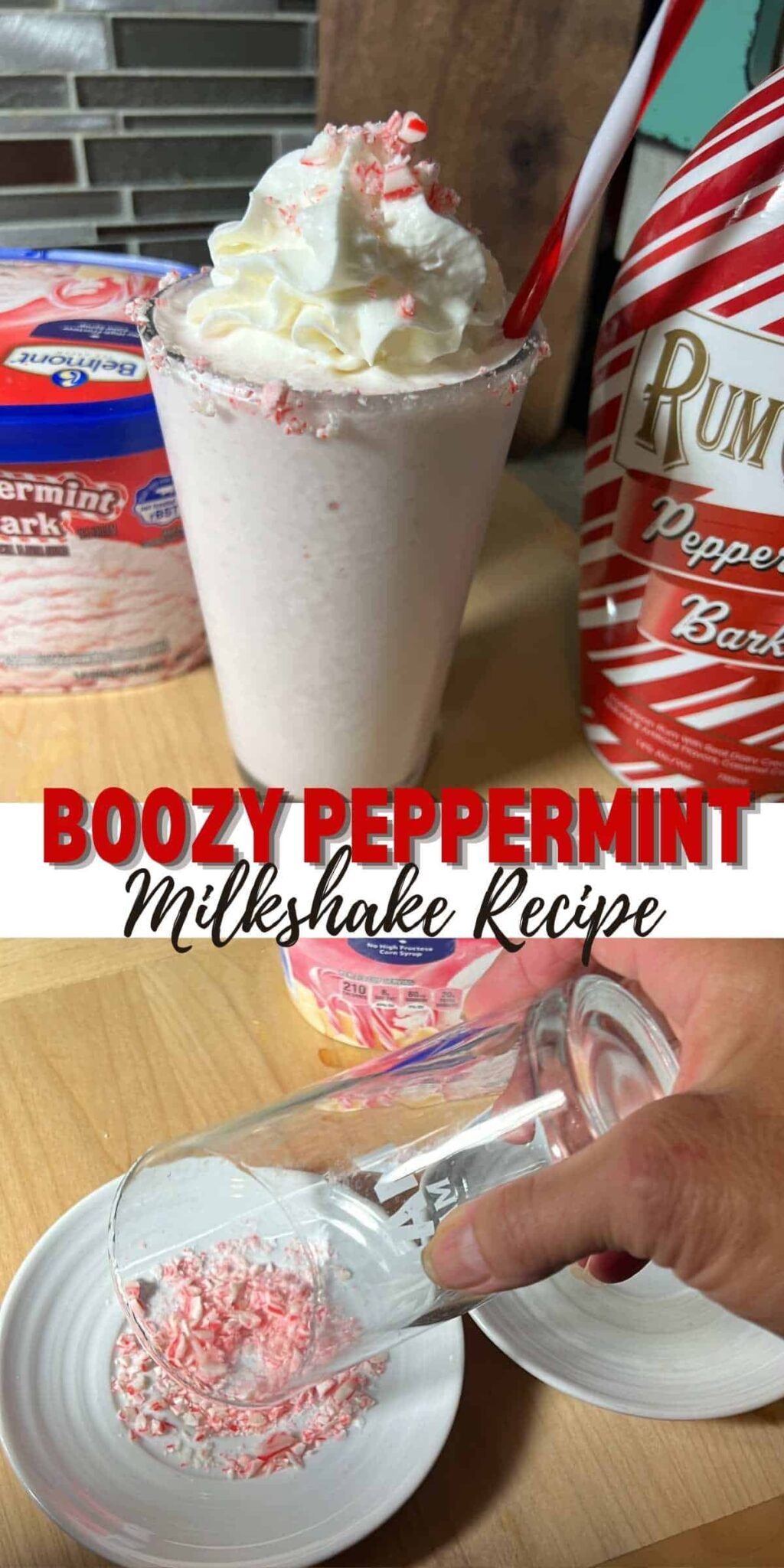Boozy Peppermint Milkshake Recipe
